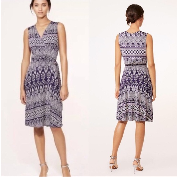 Tory Burch | Dresses | Tory Burch Rochelle Bohemian Print Deep V Neck ...